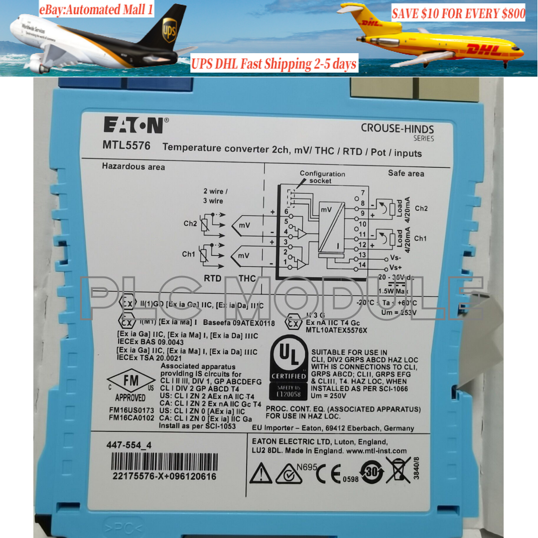 1pcs Eaton MTL5576-RTD isolating driver brand-new Fast shipping US | eBay