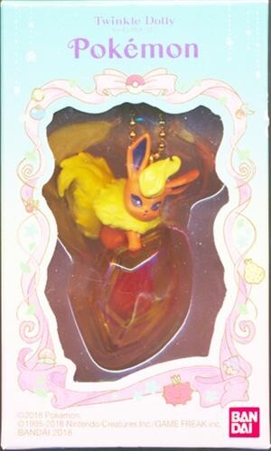 Pokemon Twinkle Dolly PVC Mascot Charm Keychain Flareon 2018 Bandai | eBay