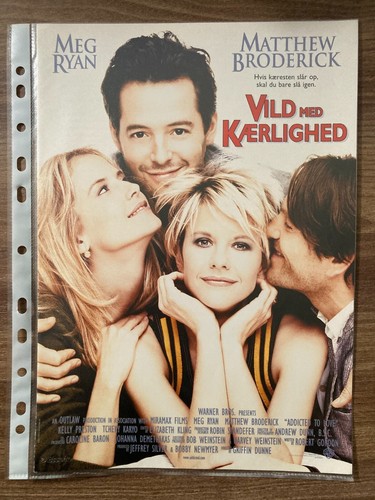 Addicted to Love Meg Ryan, Matthew Broderick 1997 Danish Press Release ...