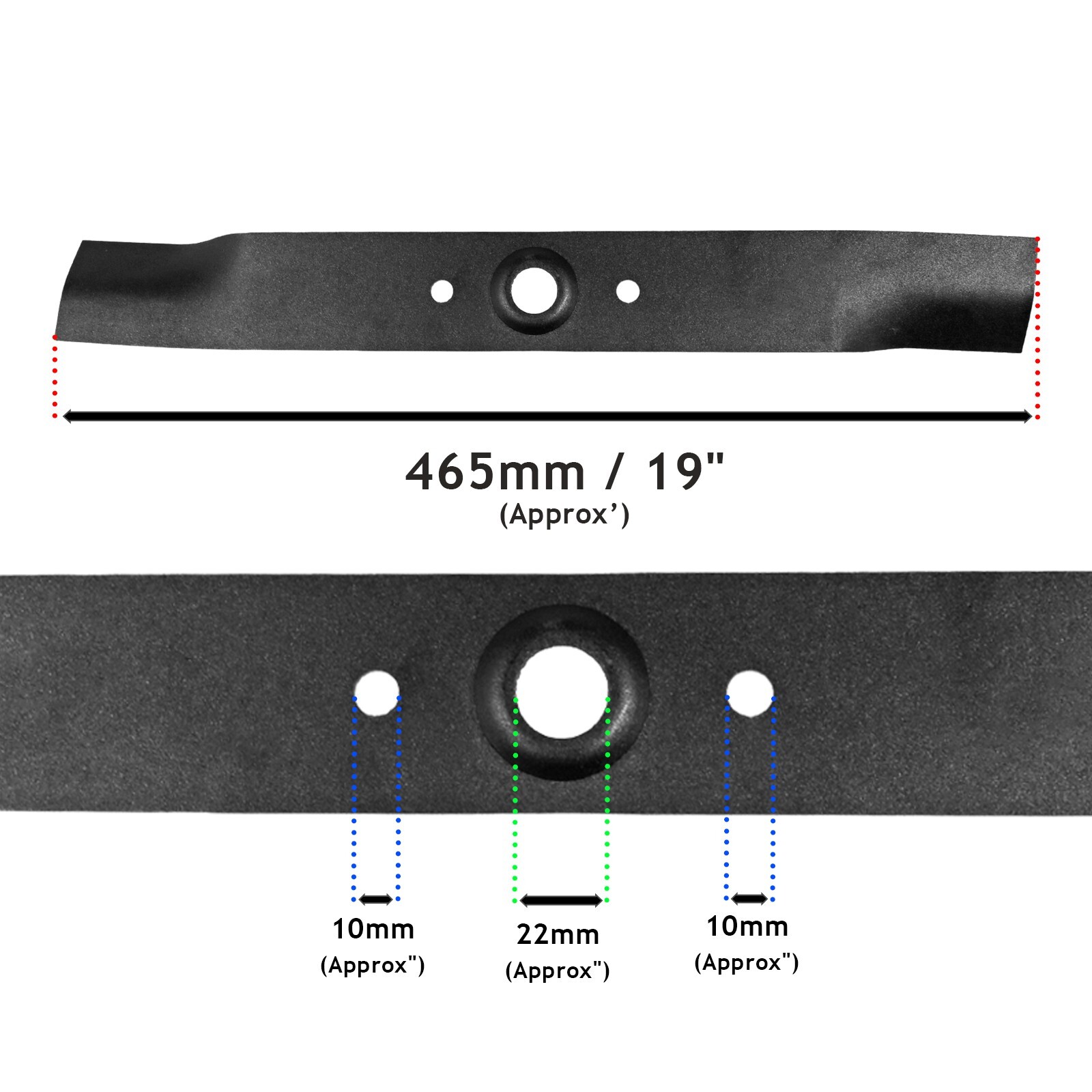 Blade for HONDA HR194 HR195 HR19 PXE PB SE SXE SME 19" Lawnmower 72511 ...
