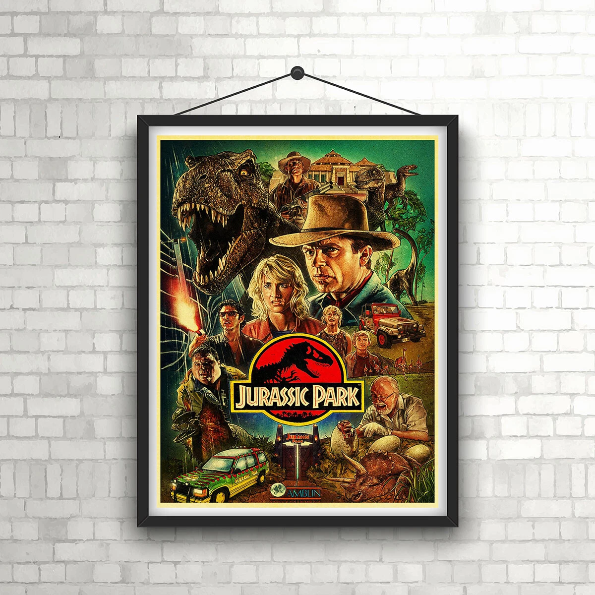 Jurassic Park Original Movie Poster