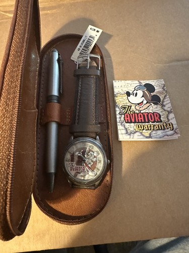 Disney Mickey Mouse The Aviator Exclusive Limted Edition Watch Pen Set ...