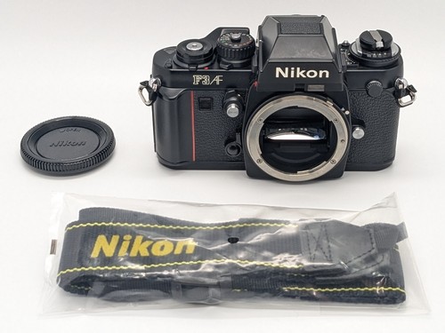 [MINT] Nikon F3AF 35mm SLR Film Camera w/ DE-2 + New Strap Type K Red ...