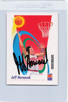 1991/92 Skybox #224 Jeff Hornacek Suns Signed Auto *J9146 | eBay