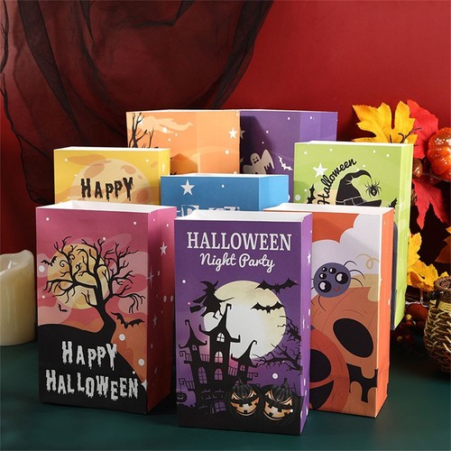 Ghost Gift Box Home Decor Halloween Candy Box Trick or Treat Cookie Bag ...