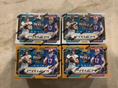 2021 Panini Prizm NFL Football Blaster Box LOT OF 4 Sealed FANATICS ...