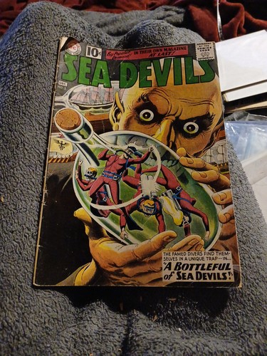 SEA DEVILS #2 RUSS HEATH ART GREY TONE COVER OW PAGES 1961 Silver Age Superhero | eBay