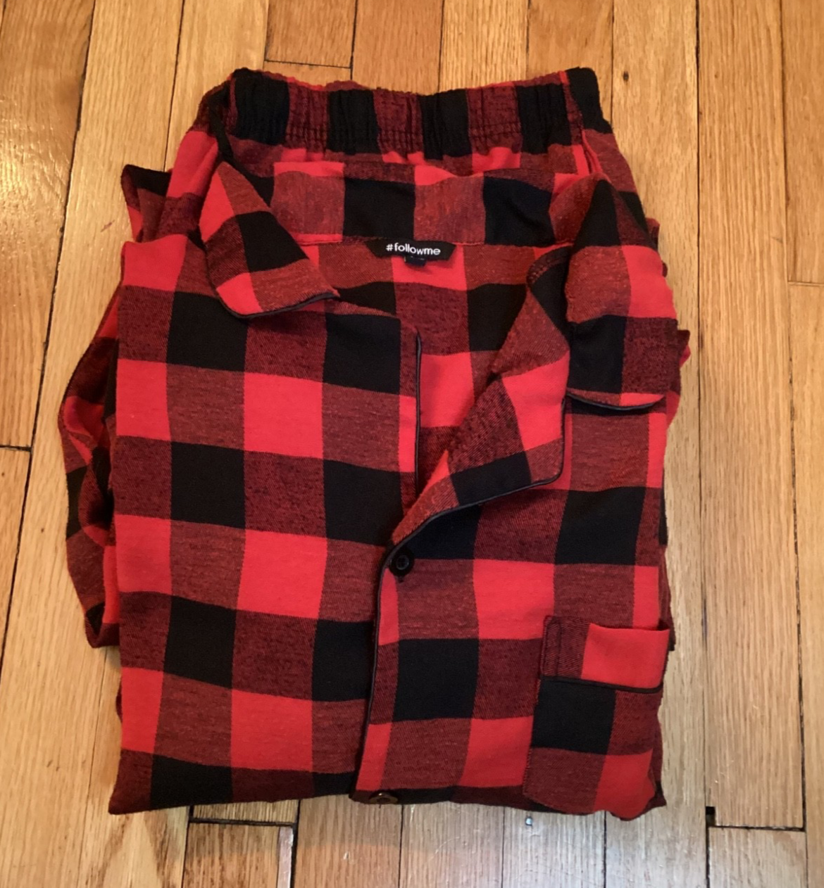 Mens Red Buffalo Plaid Button Up Holiday Christmas Family Flannel ...
