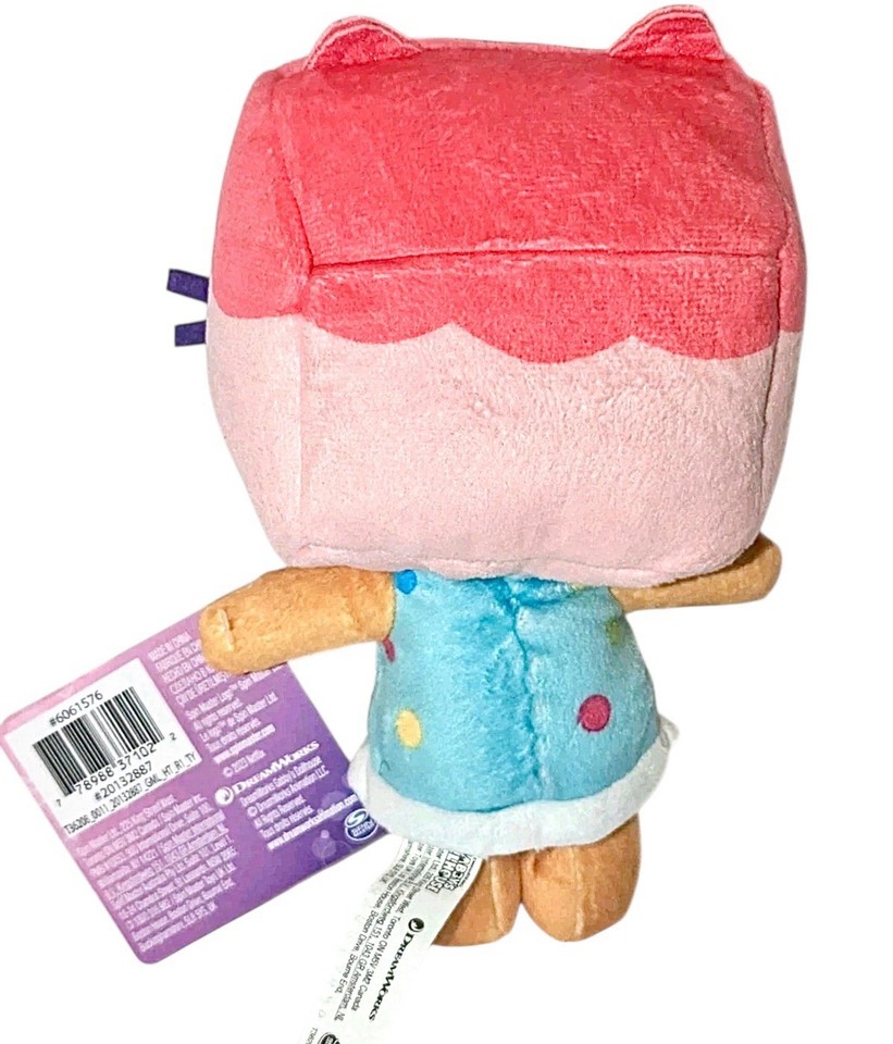 Gabby's Dollhouse Baby Box Cat Purr-iffic Plush Toy 10" Stuffed Kitty ...