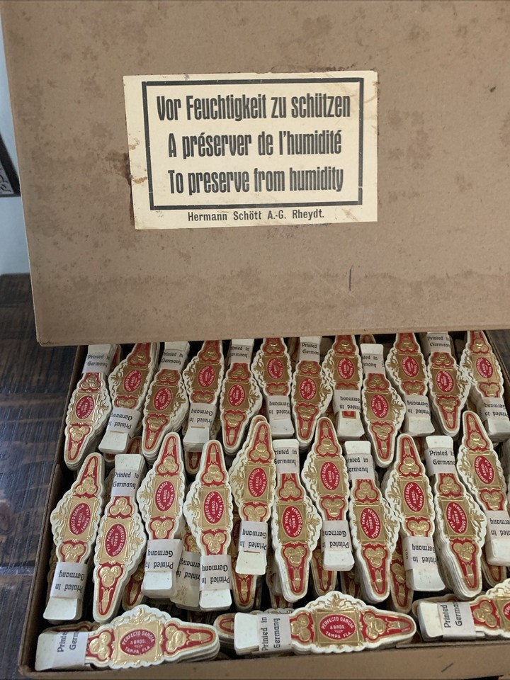 Vintage Collection Paper Cigar Bands Strips Labels 1000’s Perfecto ...