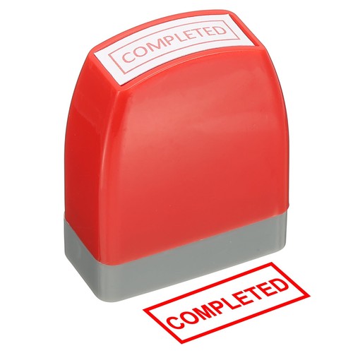 Patikil Automatic Stamp Ink Completed Red Ink For Office Documents ...