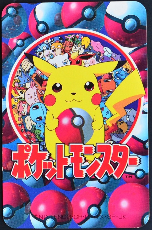 Pikachu 1998 Pokemon Card playing card poker card Rare BGS Nintendo ...