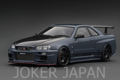 Ignition Model IG3639 1/18 TOP SECRET 34GT-R (BNR34) NISMO Stealth Gray ...