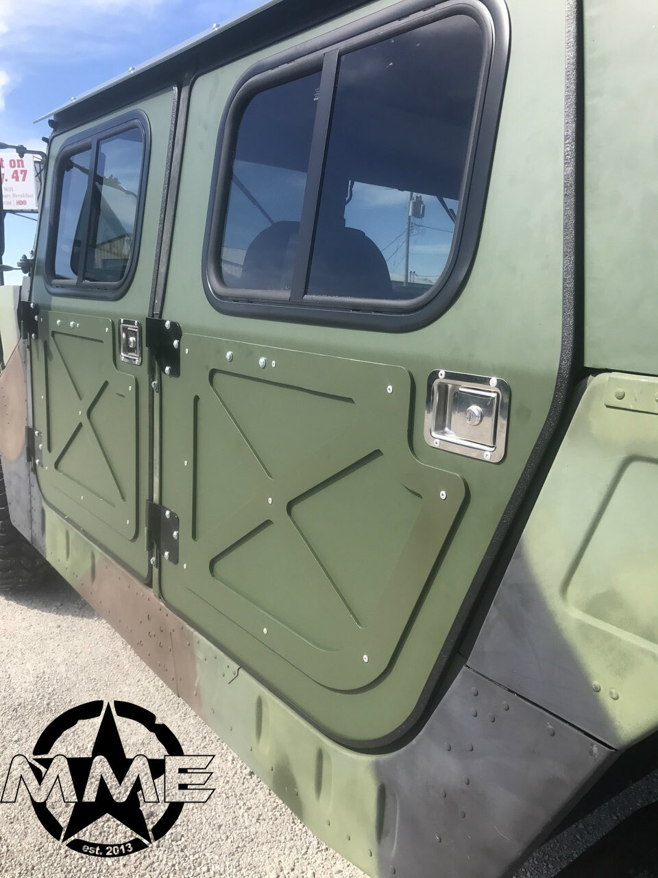 1/4" Aluminum Hard X Door Kit Military Humvee Hmmwv M998(Set of 4) | eBay