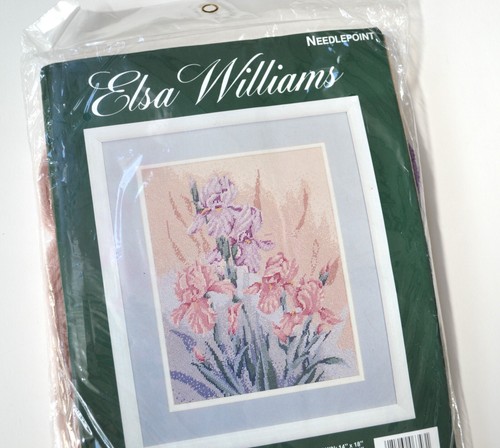 Brand New Iris Fantasy Needlepoint Kit Elsa Williams 100% Wool Made in the USA | eBay