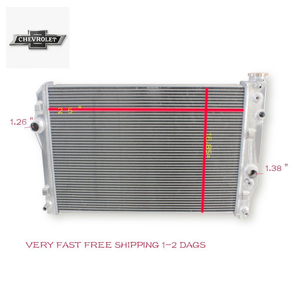 3 Row Aluminum Radiator For 1993-02 Chevy Camaro Z28 SS Pontiac ...