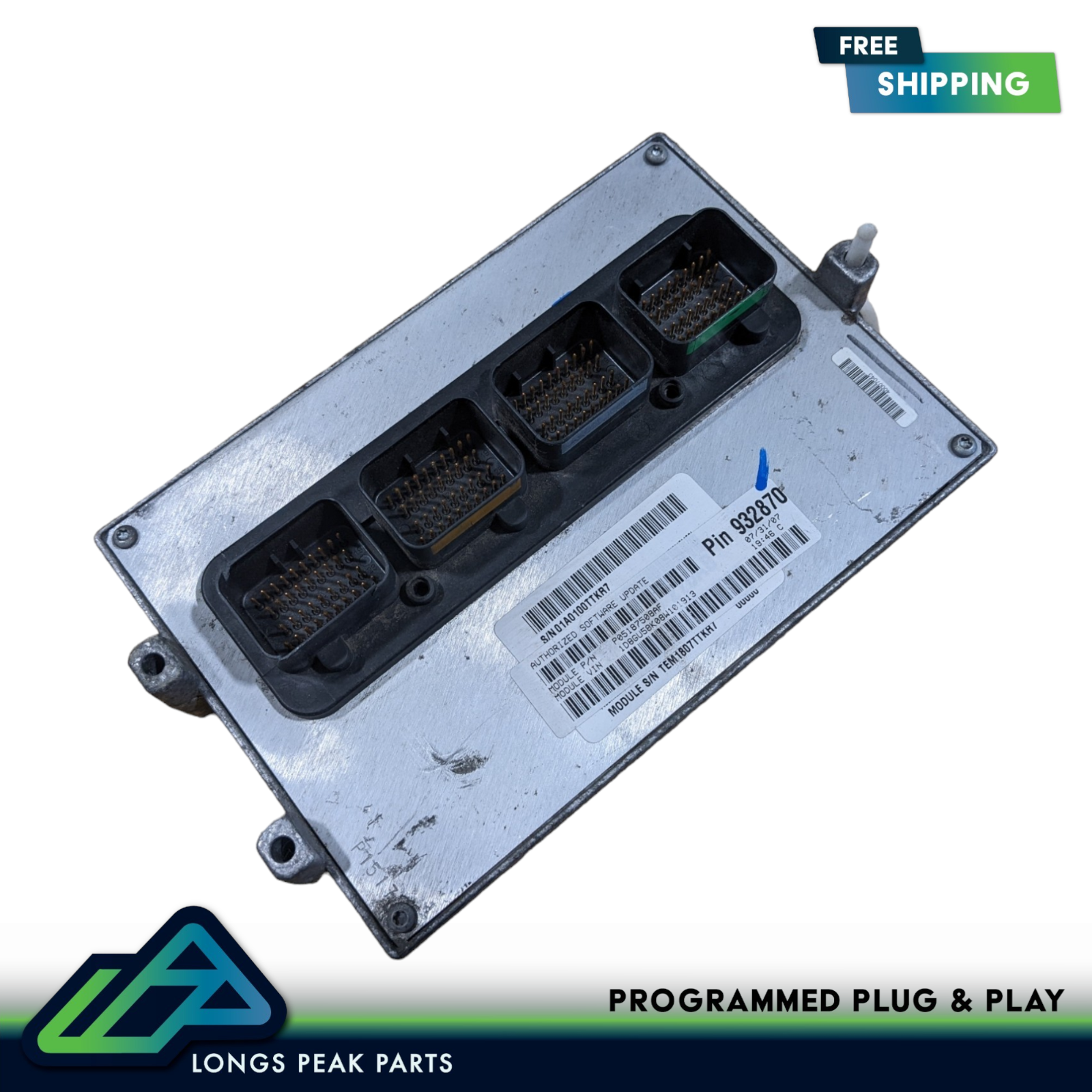 2008 Dodge Nitro 3.7L VIN PROGRAMMED ECU Engine Control Module ...