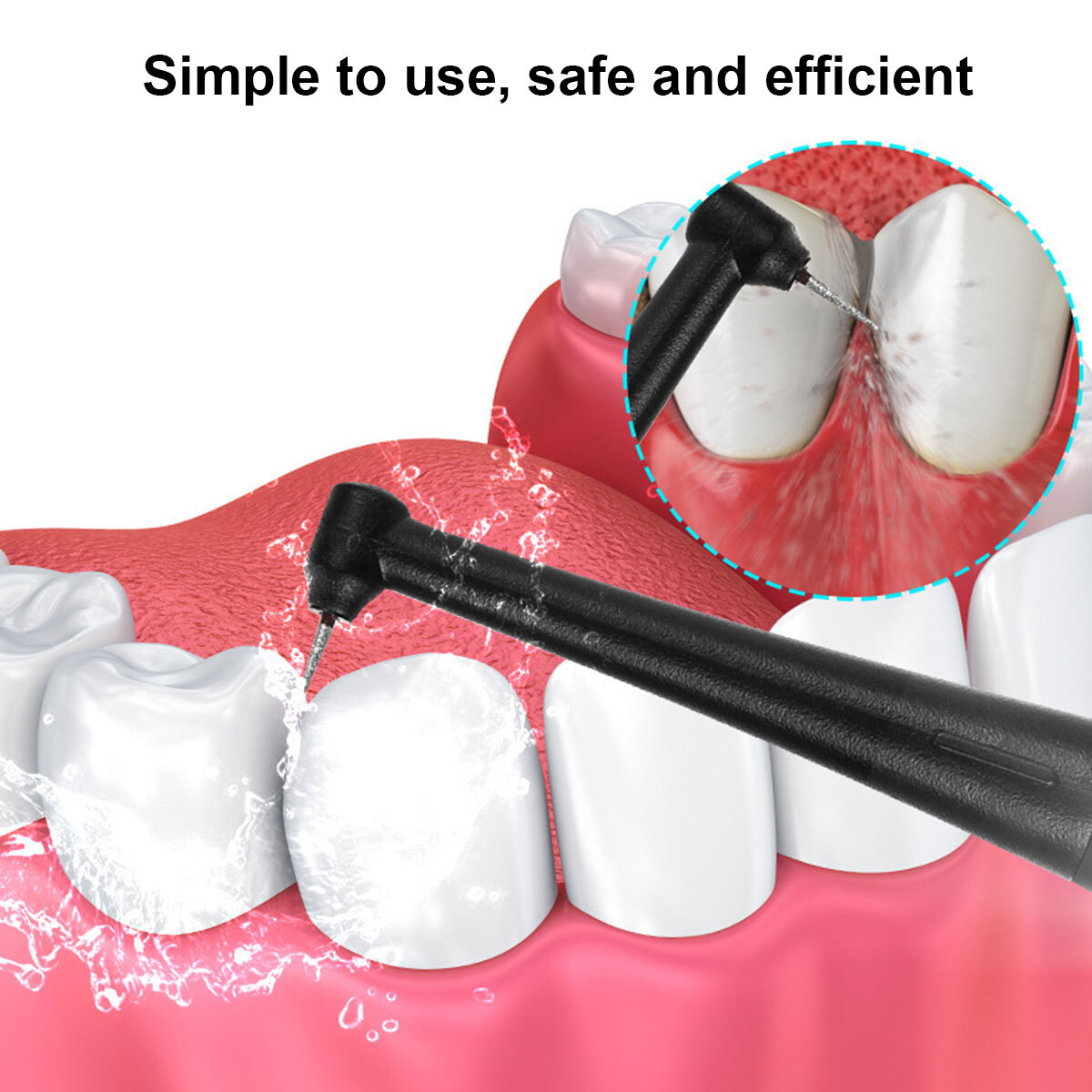 Electric Sonic Dental Scaler Tartar Teeth Stains Cleaner Plaque ...