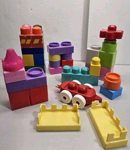 Fisher Price Little People Build N Fun Blocks plus MEGA Blocks 38 ...