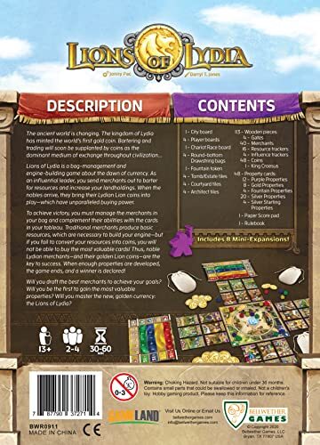 Lions of Lydia Game | Board Game for Adults and Families | Strategy ...