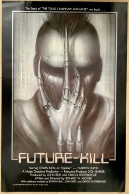 'Future Kill' movie poster by H.R. Giger/Rare | eBay