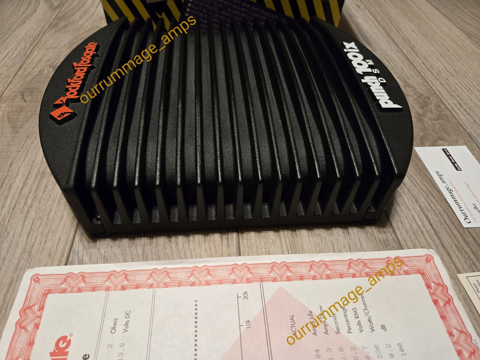 Rockford Fosgate PUNCH 100ix DSM Car Audio Amplifier 🇺🇸 OLD SCHOOL | eBay
