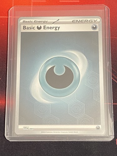 Pokemon Shrouded Fable - Basic Darkness Energy - Sve En 007 - Reverse ...