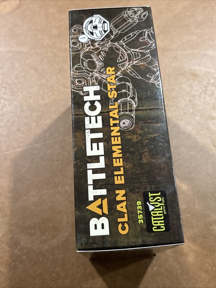 BattleTech Clan Elemental Star New Armor 35739 5 Models Elementals Free ...