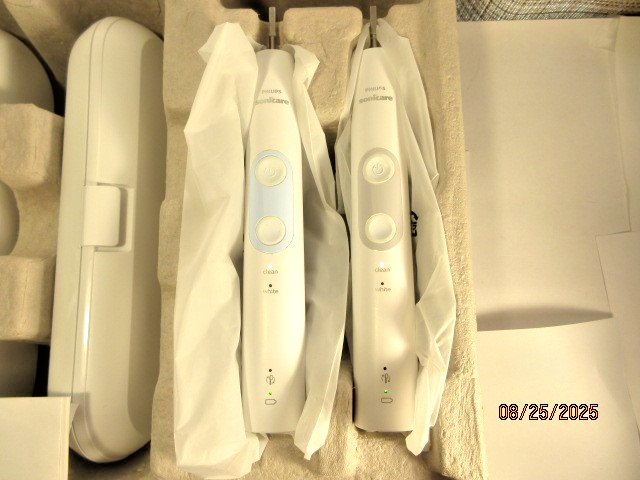 Philips Sonicare Optimal Clean HX6829/75 Rechargeable Toothbrush 2PK ...