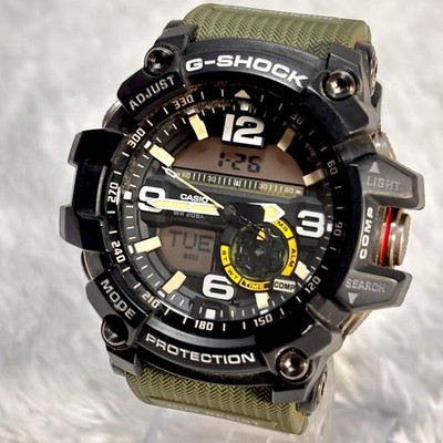 G SHOCK MUDMASTER GG 1000 Khaki Analog Digital Watch Rugged Casio ...