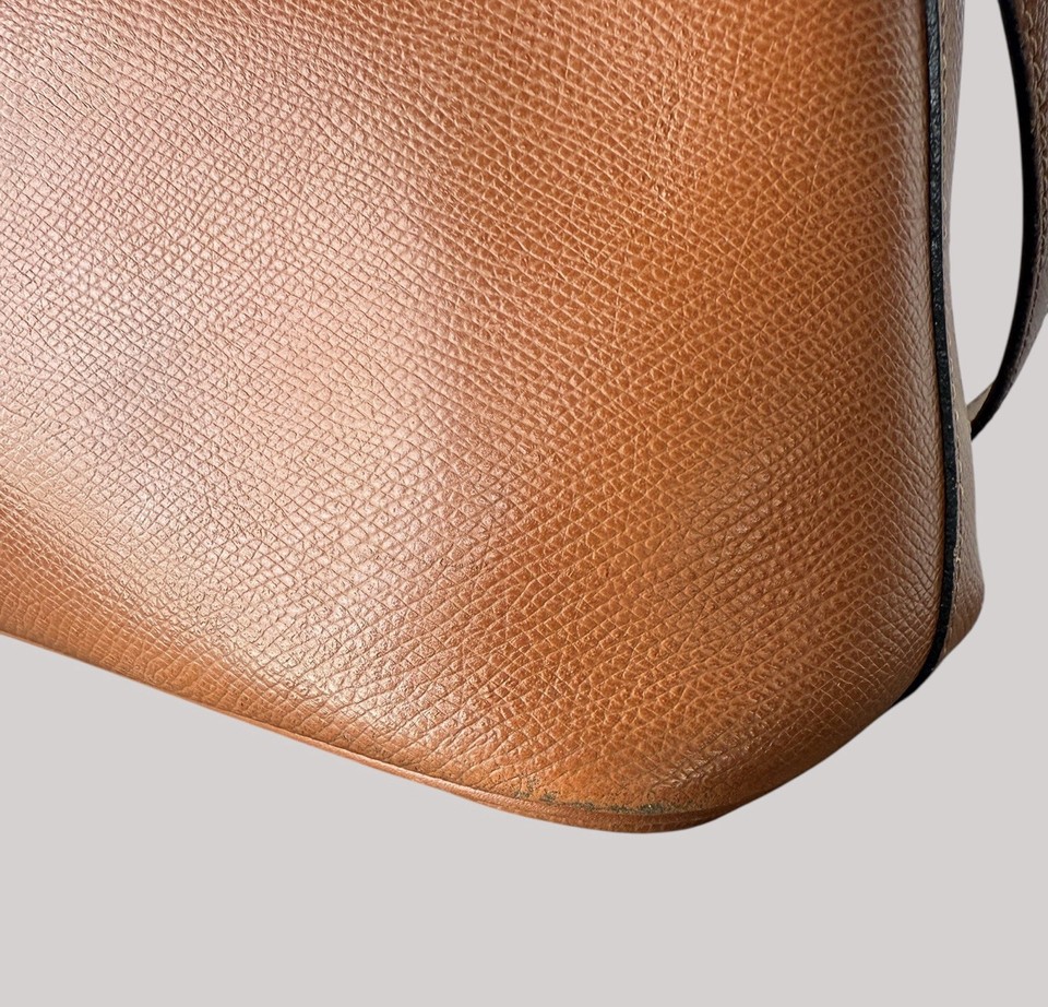 Rare Vintage Condotti Brown Leather Purse Handbag Made in France | eBay