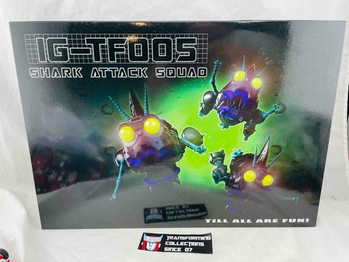 Transformers 3rd Party iGear IG-TF005 Shark Attack 3 Pack Complete w ...