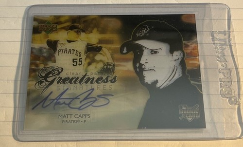 2006 Upper Deck Future Stars Matt Capps Auto Pittsburgh Pirates #157 | eBay