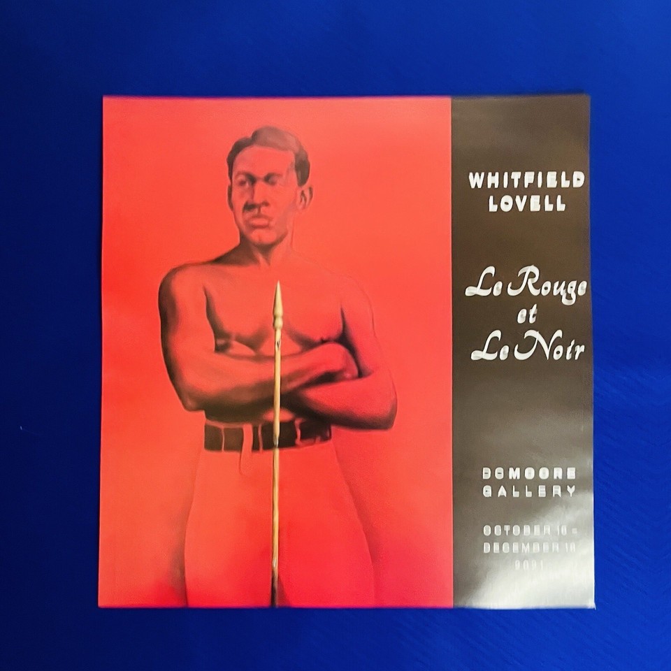 Whitfield Lovell Le Rouge et Le Noir Art Gallery Advertisement DC Moore ...