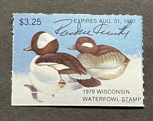WTDstamps - 1979 WISCONSIN - State Duck Stamp - Mint OG NH **ARTIST ...