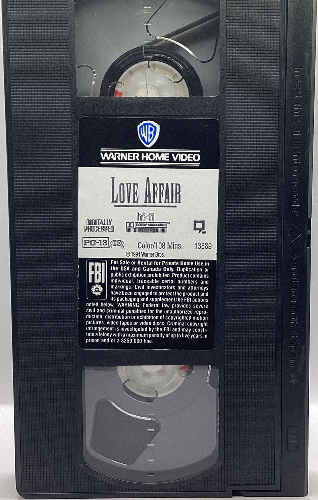 Love Affair VHS 1995 Warren Beaty **Buy 2 Get 1 Free** | eBay