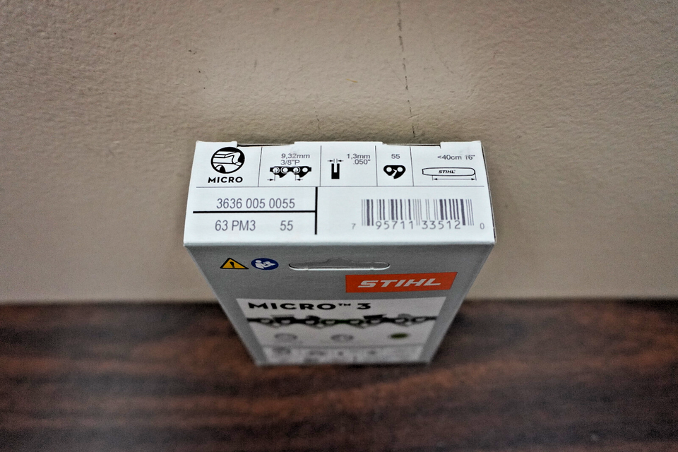 STIHL CHAIN 16 IN , 3636 005 0055 LOW KICKBACK SAW 63 PM3 55 MICRO 3 ...