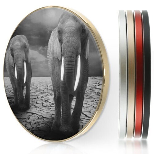 Wireless Charger For Apple Iphone 11/XS/8/Samsung S10 - Black & White ...