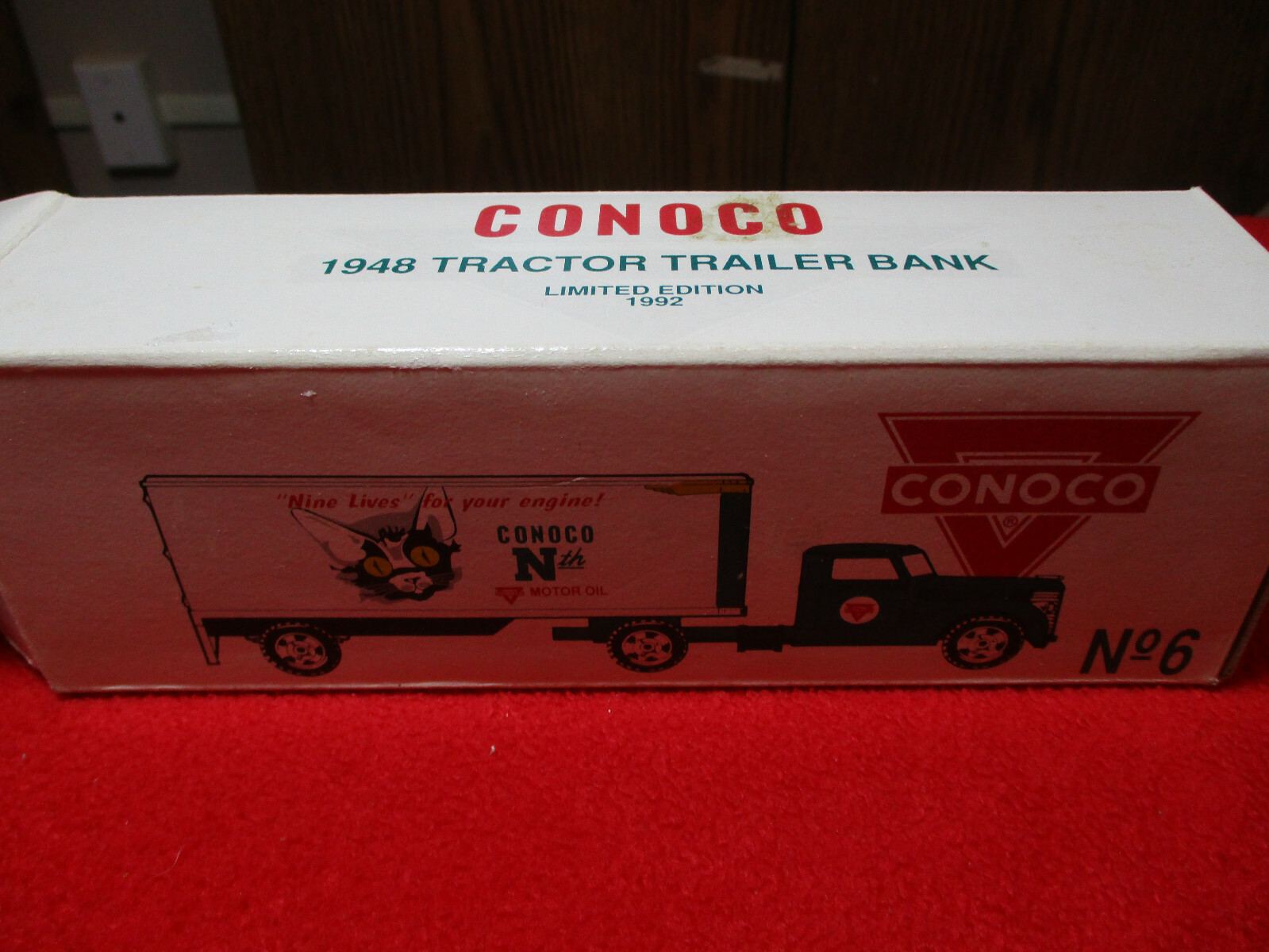 1992 ERTL 1948 Tractor Trailer Conoco Die Cast No.6 Coin Bank Limited ...