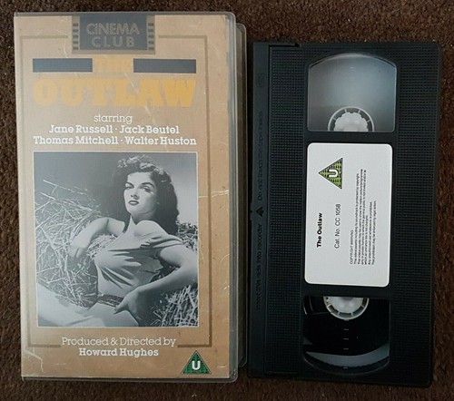 THE OUTLAW (VHS) JANE RUSSELL + Walter Huston + Thomas Mitchell + Ben ...