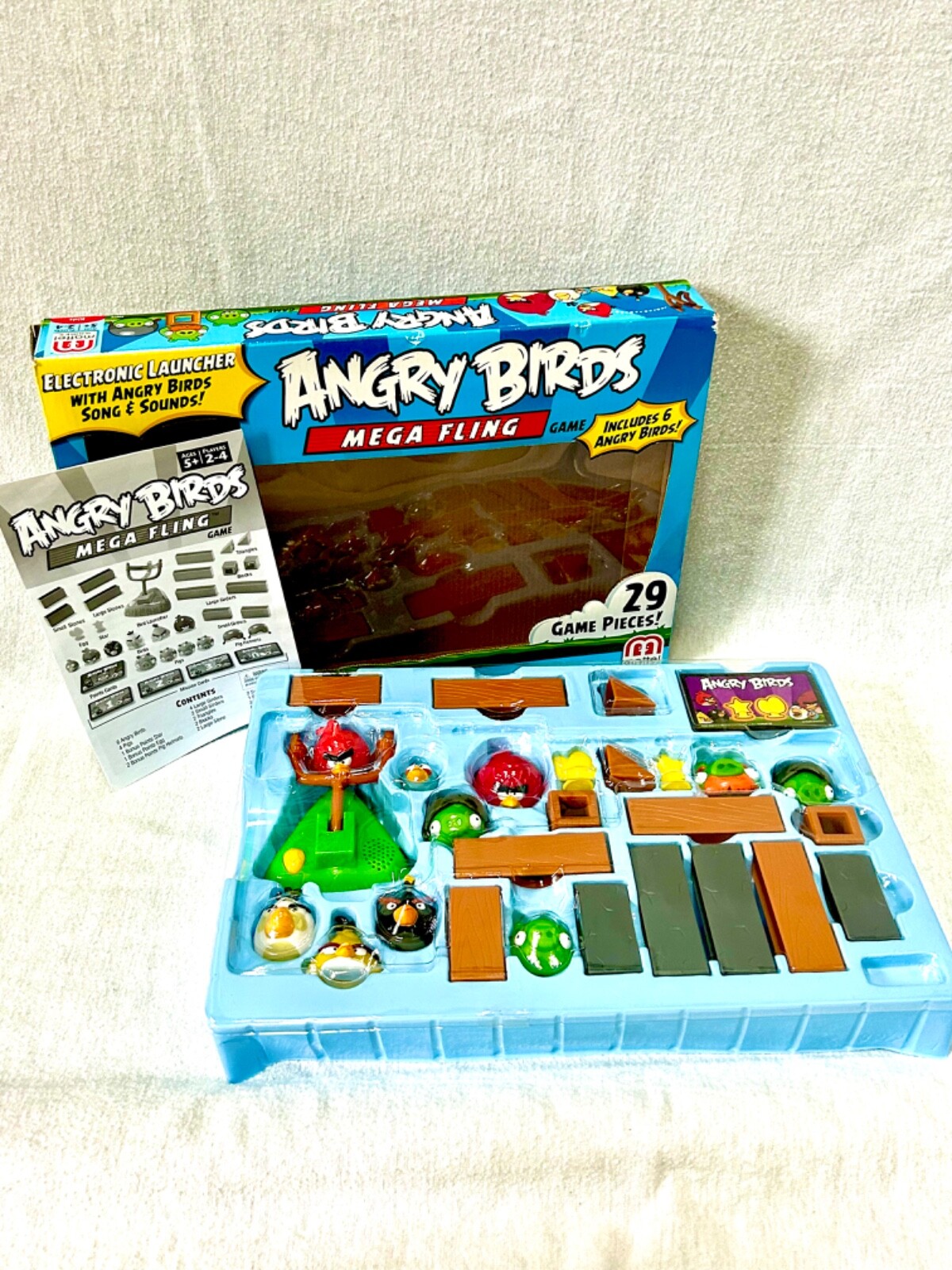 Mattel Angry Birds Mega Fling Board Game (X9272) for sale online | eBay