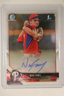 2018 Bowman Chrome Nick Fanti Rookie Auto Phillies | eBay