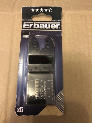 ERBAUER MLT45703 MULTI MATERIAL CUTTING BLADE 34MM PACK OF 5 MLT45703 ...