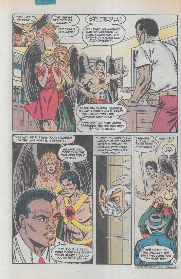 Hawkman Comic 3 Copper Age First Print 1986 Isabella Howell Heck ...