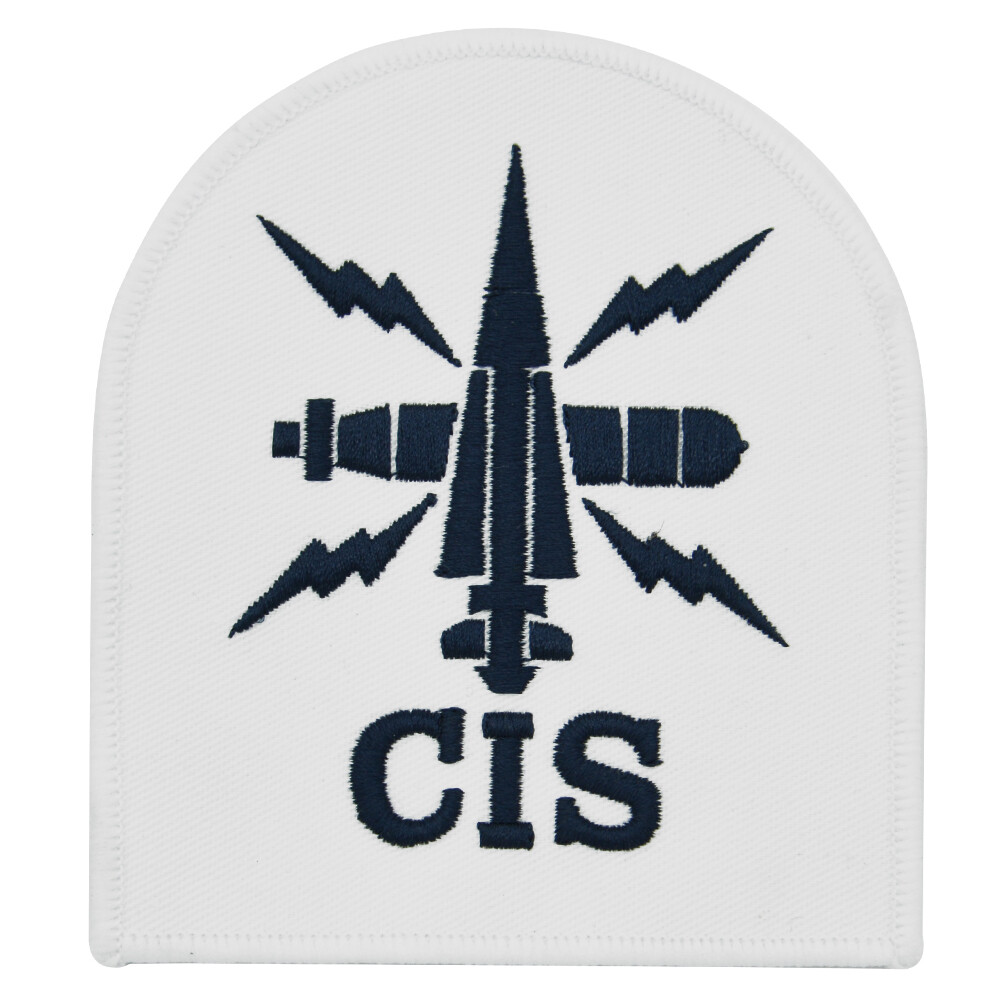Royal Navy CIS Rate Qualification Badge Patch White RN British Army New ...