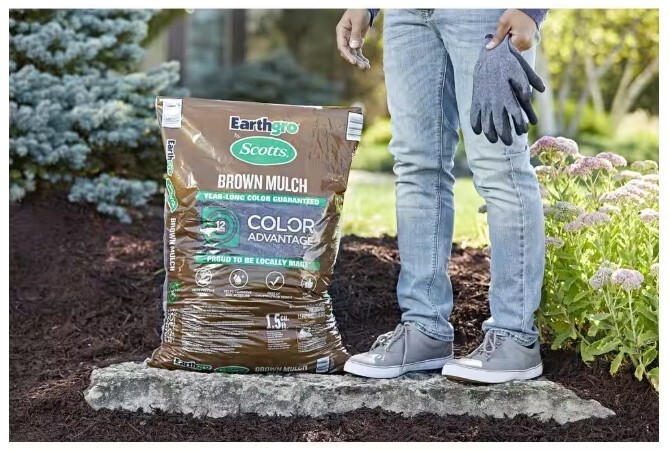 Lot of 6 bags total 7.5 Cu. Ft. Scotts Earthgro Brown Mulch. | eBay