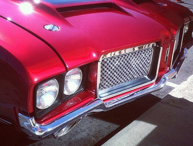 1970 1971 1972 Olds Cutlass Supreme chrome grill dual weave mesh grille ...