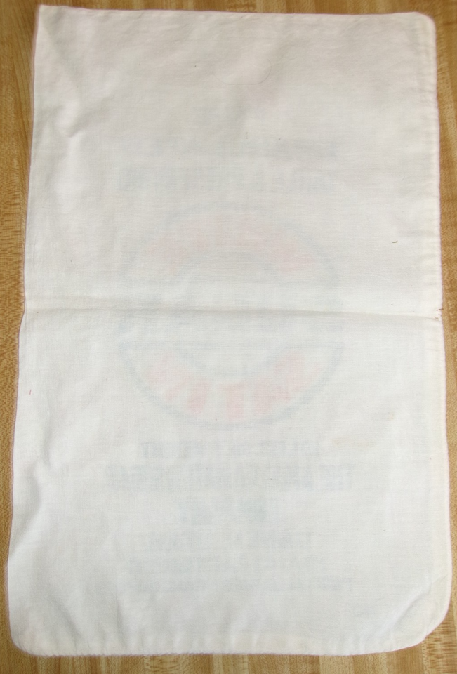 VTG White Satin Sugar Cloth Sack EUC 10lb Small, Amalgamated Sugar Co ...