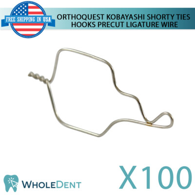Orthodontic Dental Kobayashi PreCut Preformed Ligature Wire Hook ...