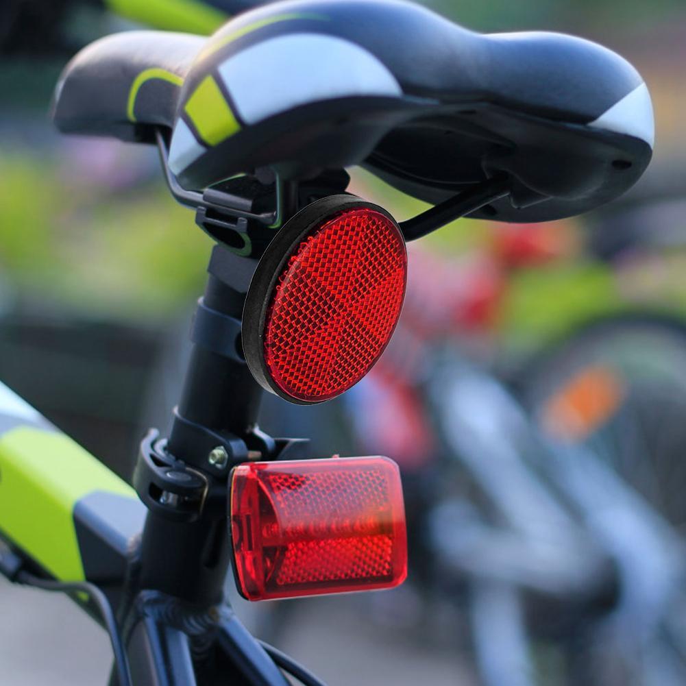 Reflector Sticker Safety Warning Reflectors for Motorcycle Bicycle (Red ...